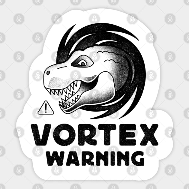 Vortex Warning Dinosaur Emblem - Exoprimal - Sticker | TeePublic